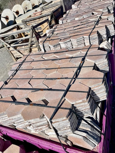 Losa de barro hexagonal roja-anticuable.com – http://www.anticuable.com/